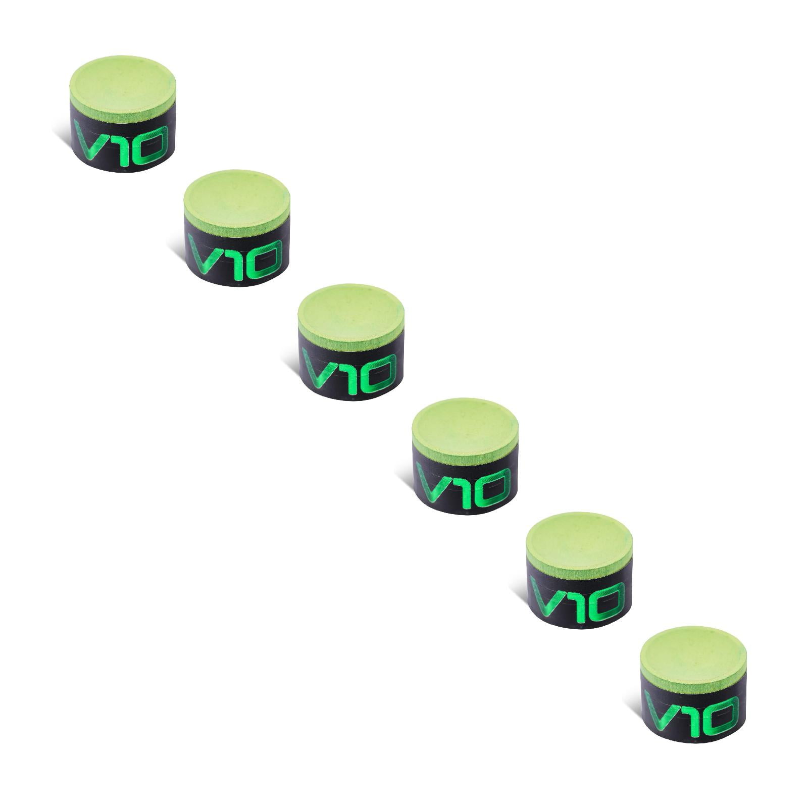 6PCS TAOM Billiards Pool Stick Chalk,Round Blue Green Colors Billiard ...