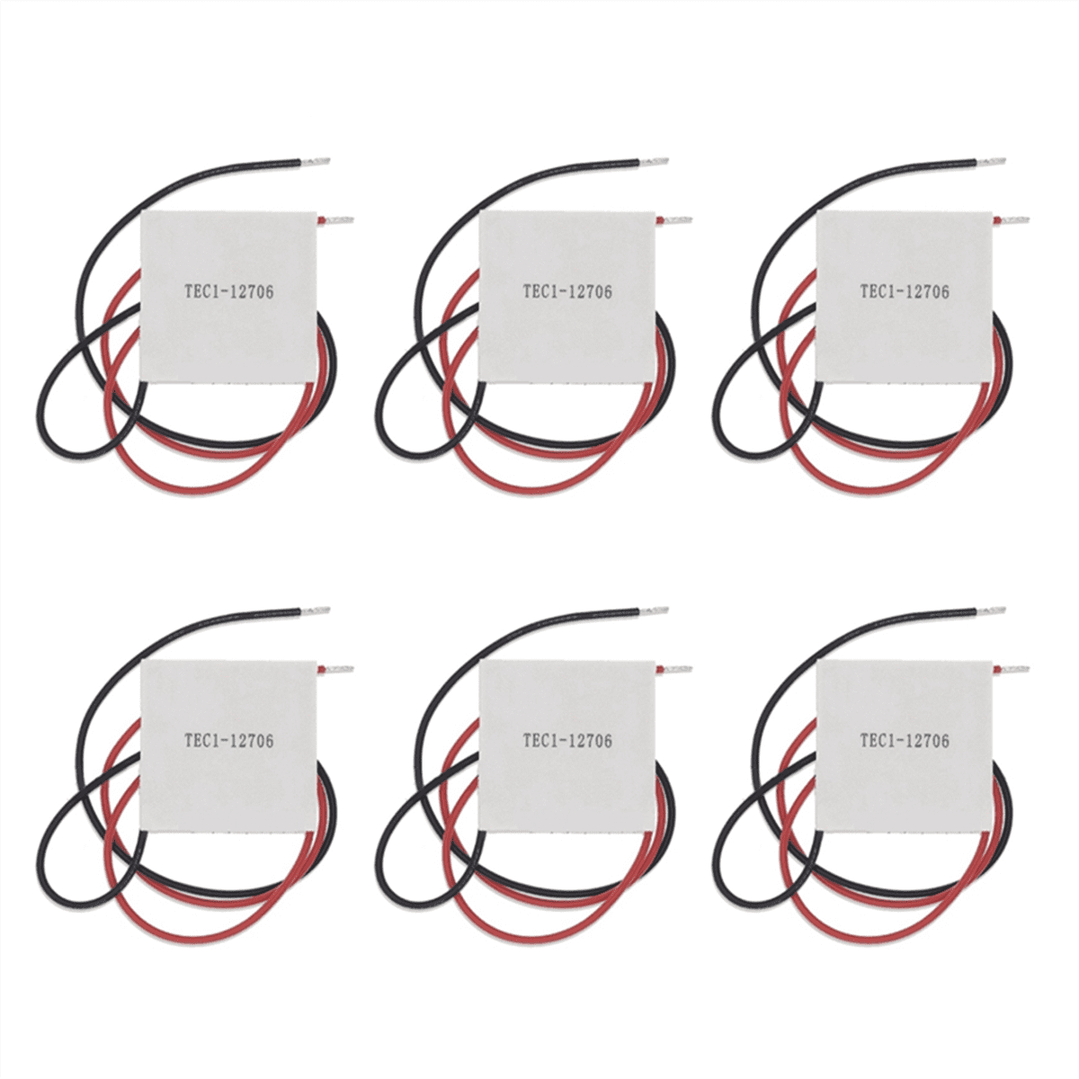6PCS TEC1-12706 K10 Thermoelectric Cooler Peltier Elemente Module ...
