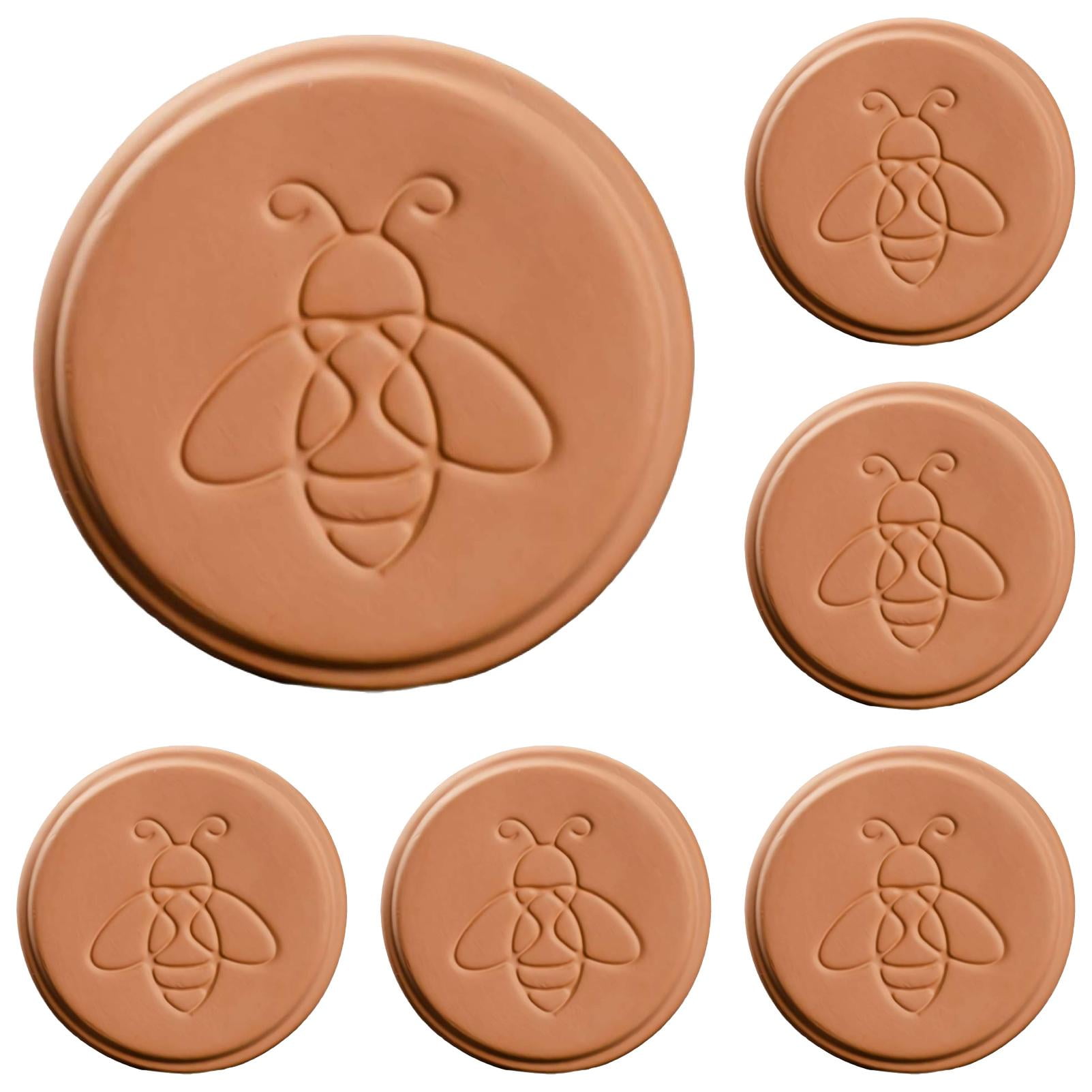 6PCS Terracotta Brown Sugar Keeper Disc Reusable Brown Sugar Saver ...