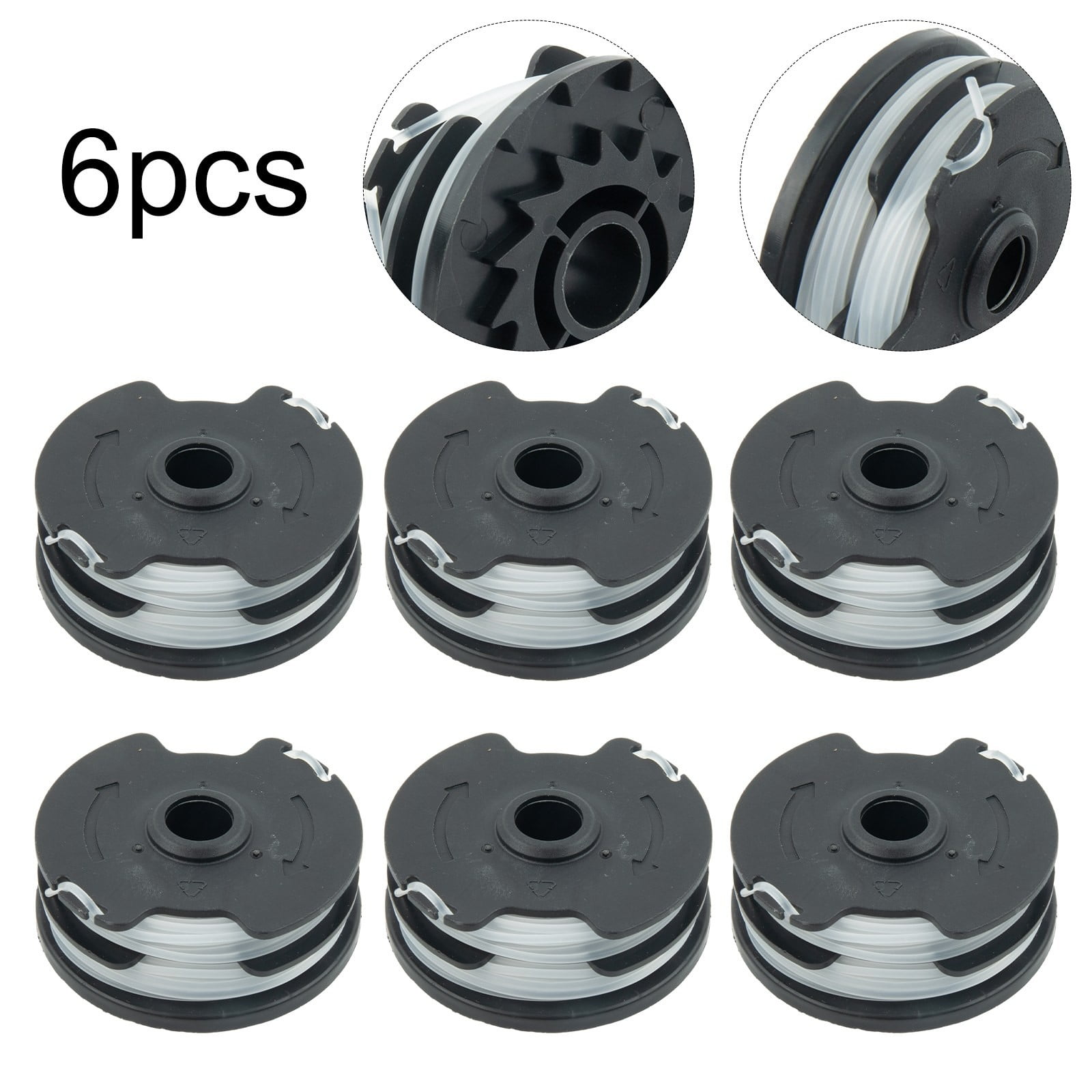 6PCS Thread Spools for LIDL For Parkside Cordless grass Trimmer PRTA 20-Li A1, B2, C3 - Walmart.com