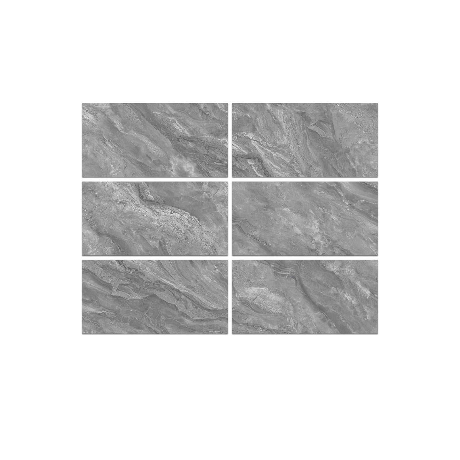 6PCS Tile Decal Sticker Water Grease Stain Protection Simulation Tile ...