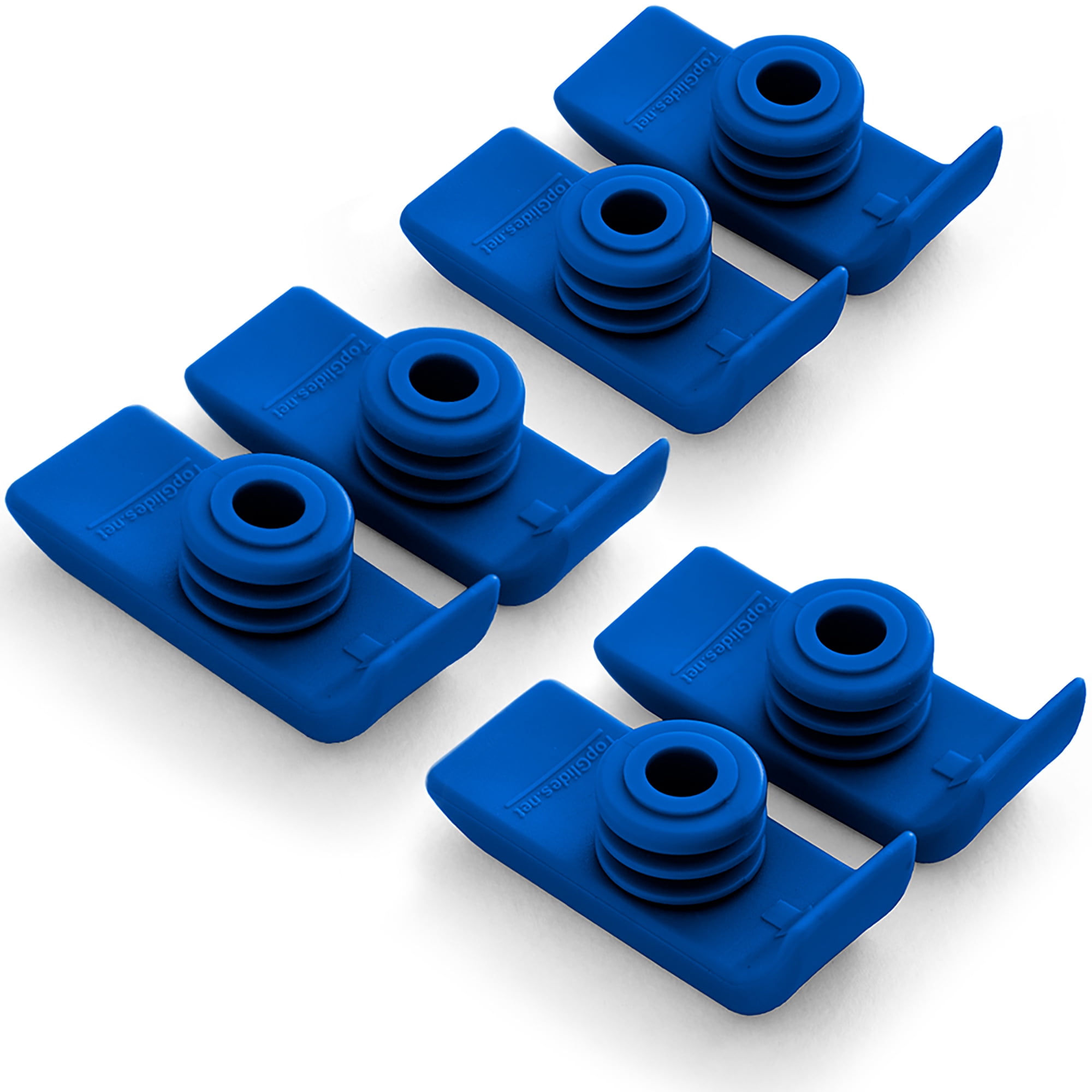 6PCS Top Glides TuffSki Walker Glide Skis - 3 Pairs (Dark Blue ...