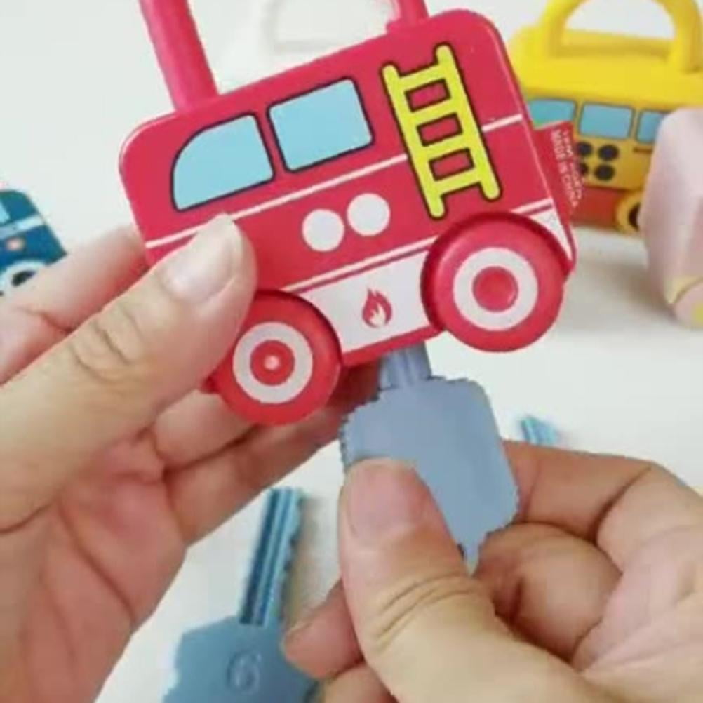 6PCS Unlocking Toys and Matching Keys Toy Preschool Learning Toys for ...