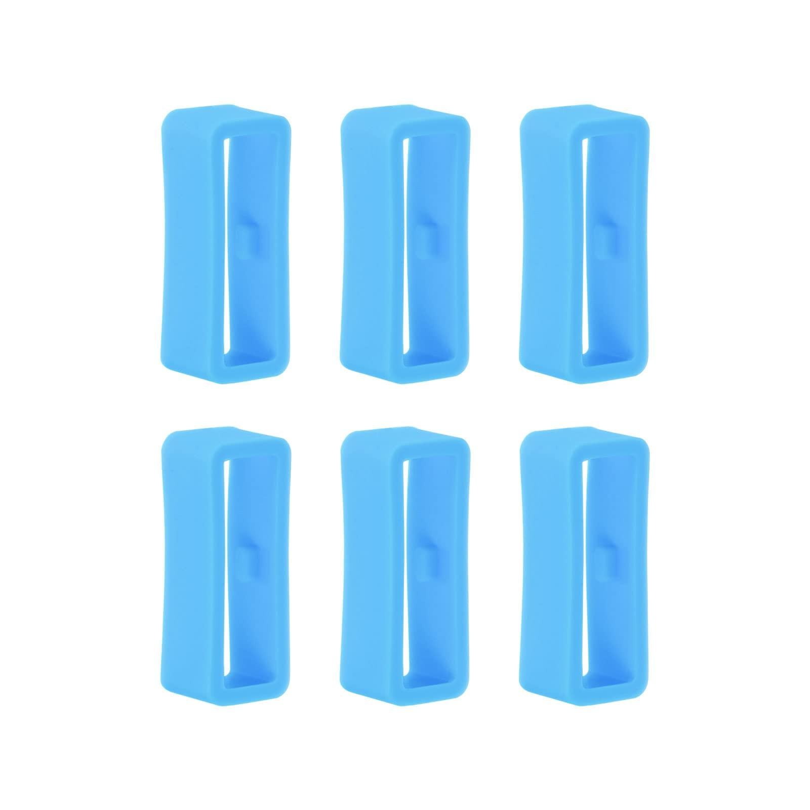 6PCS Watch Band Holder Loop Silicone Smartwatch Strap Holder Rings ...