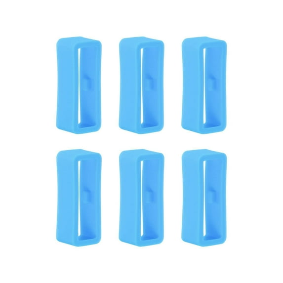 6PCS Watch Band Holder Loop Silicone Smartwatch Strap Holder Rings ...