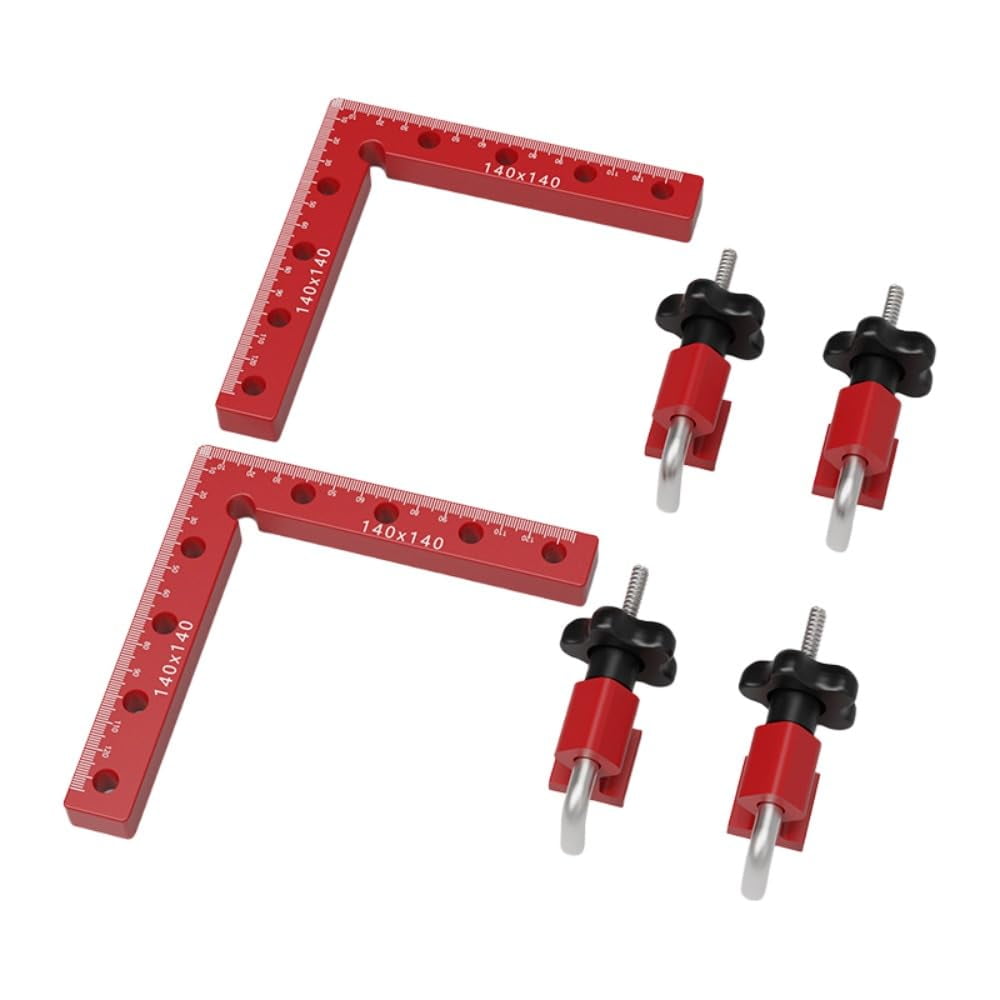 6PCS Woodworking Right Angle Positioning Clamp Precision 90 Degree ...
