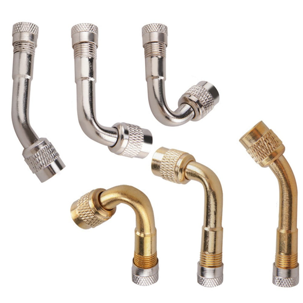 6PCS scooter valve nozzle inflation extension tube unicycle inflation ...