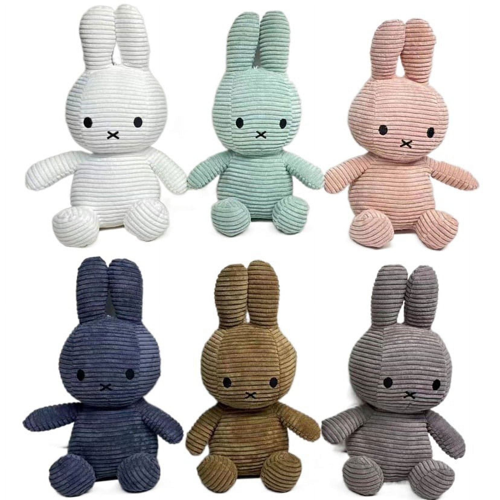 6PCs Cute Miffy Rabbit Plush Toy,Rabbit Stuffed Animal Easter Floppy Ear,Soft Hugging Bedtime ...