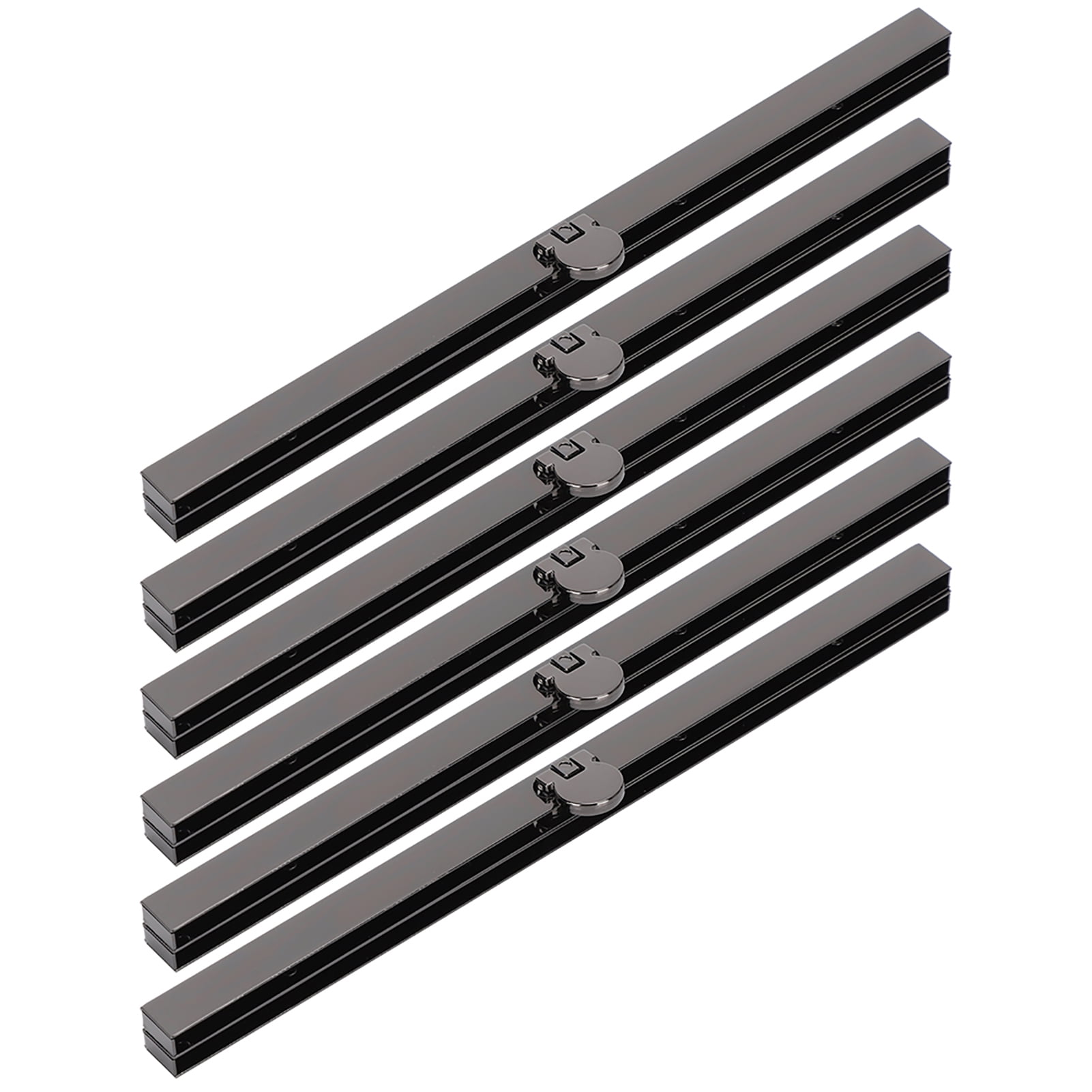 6PCs Metal Wallet Frame Straight Side Bag Supplies Hardware Accessories ...
