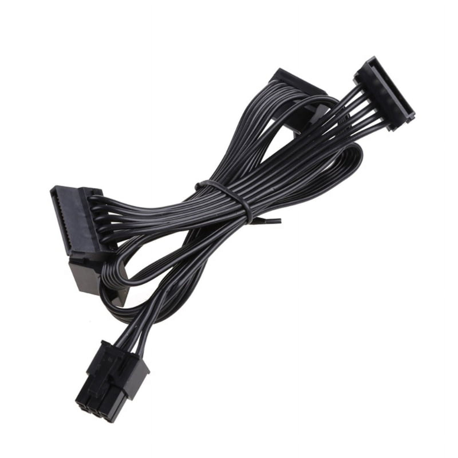 6PIN to 4 SATA Power Supply Cable for For EVGA Power Modular Power ...