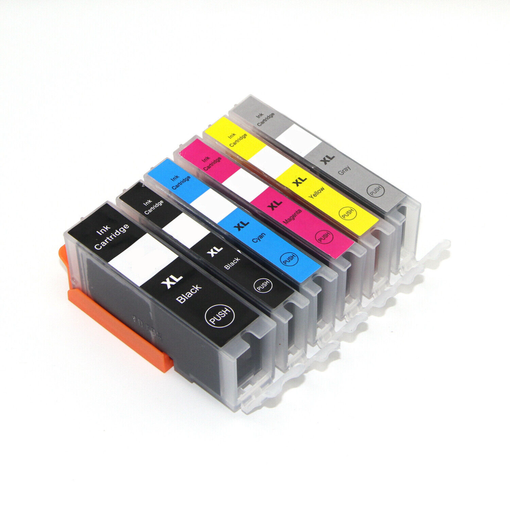 6PK High-Yield Ink Cartridge for Canon 270 271 PGI270XL BK CLI271XL BK ...