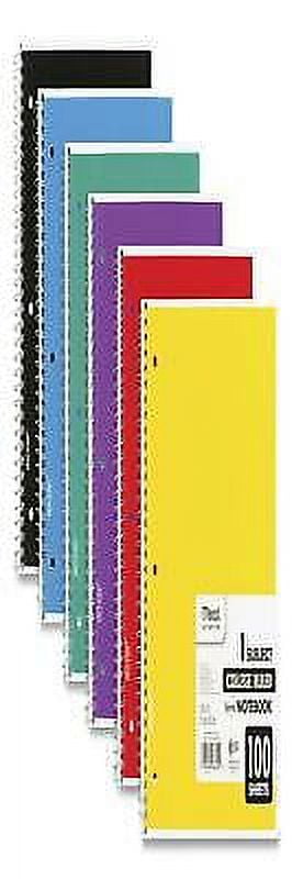 6PK MEA06622 Spiral Notebook, 3-Hole Punched, 1 Subject, Medium/College ...
