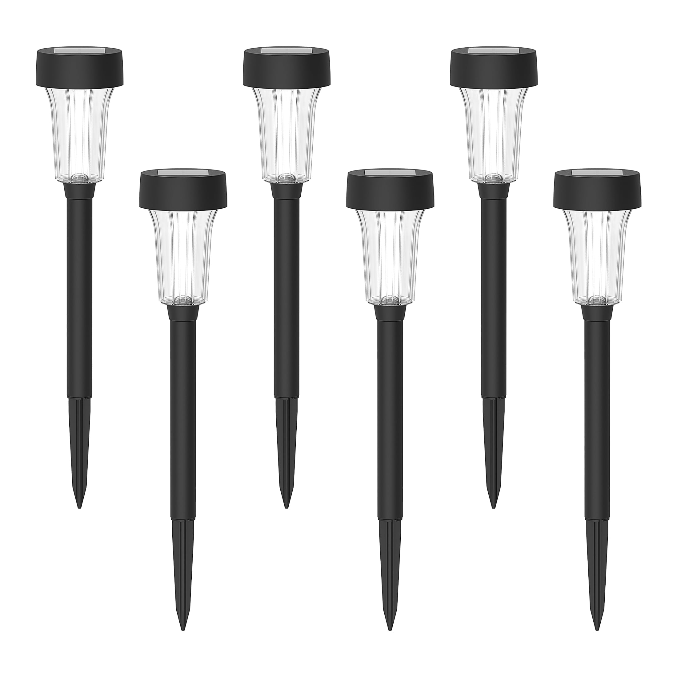 Mainstays Solar Powered Classic Flare Pathway Light and Landscape Light ...