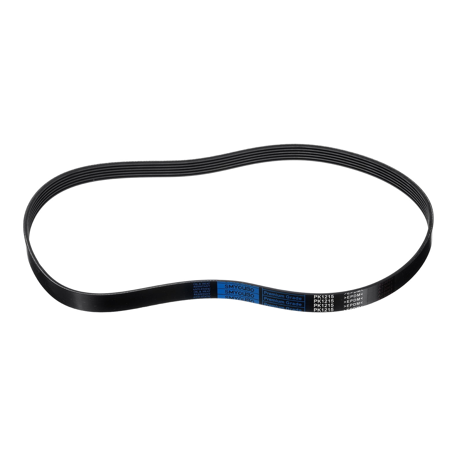 6PK1215 V-Ribbed Belt 6 Ribs 1215mm Length x 21mm Width x 5mm Height, EPDM Micro V Serpentine ...