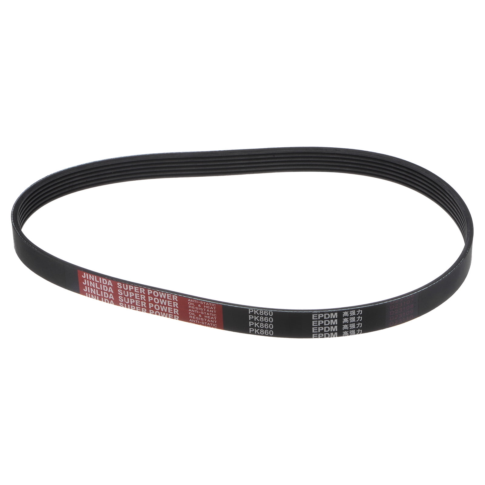 6PK860 V-Ribbed Belt 6 Ribs 860mm Length x 21mm Width x 5mm Height ...