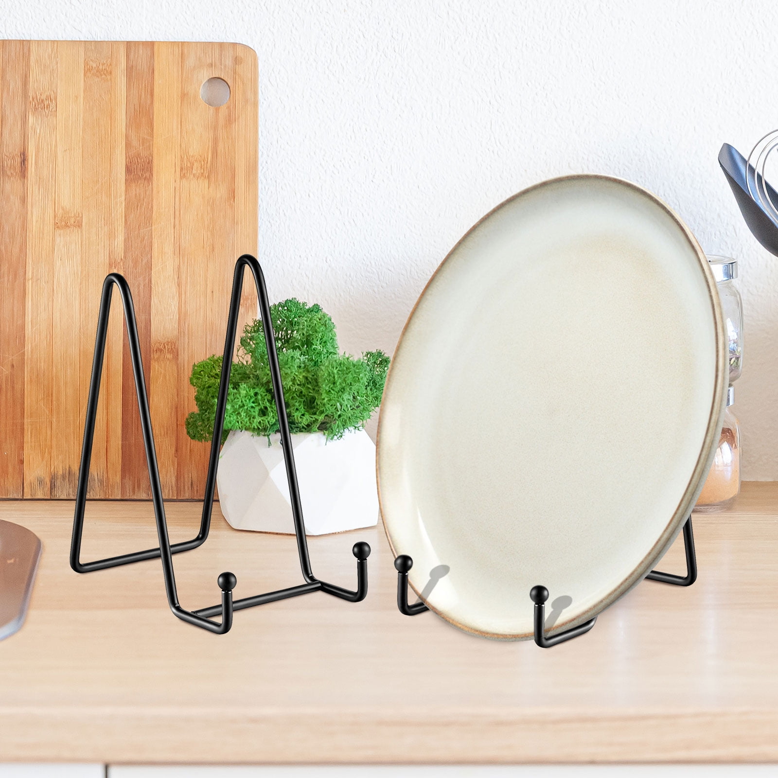 6Pack 6 Inch Plate Stands for Display, Plate Holder Display Stand ...