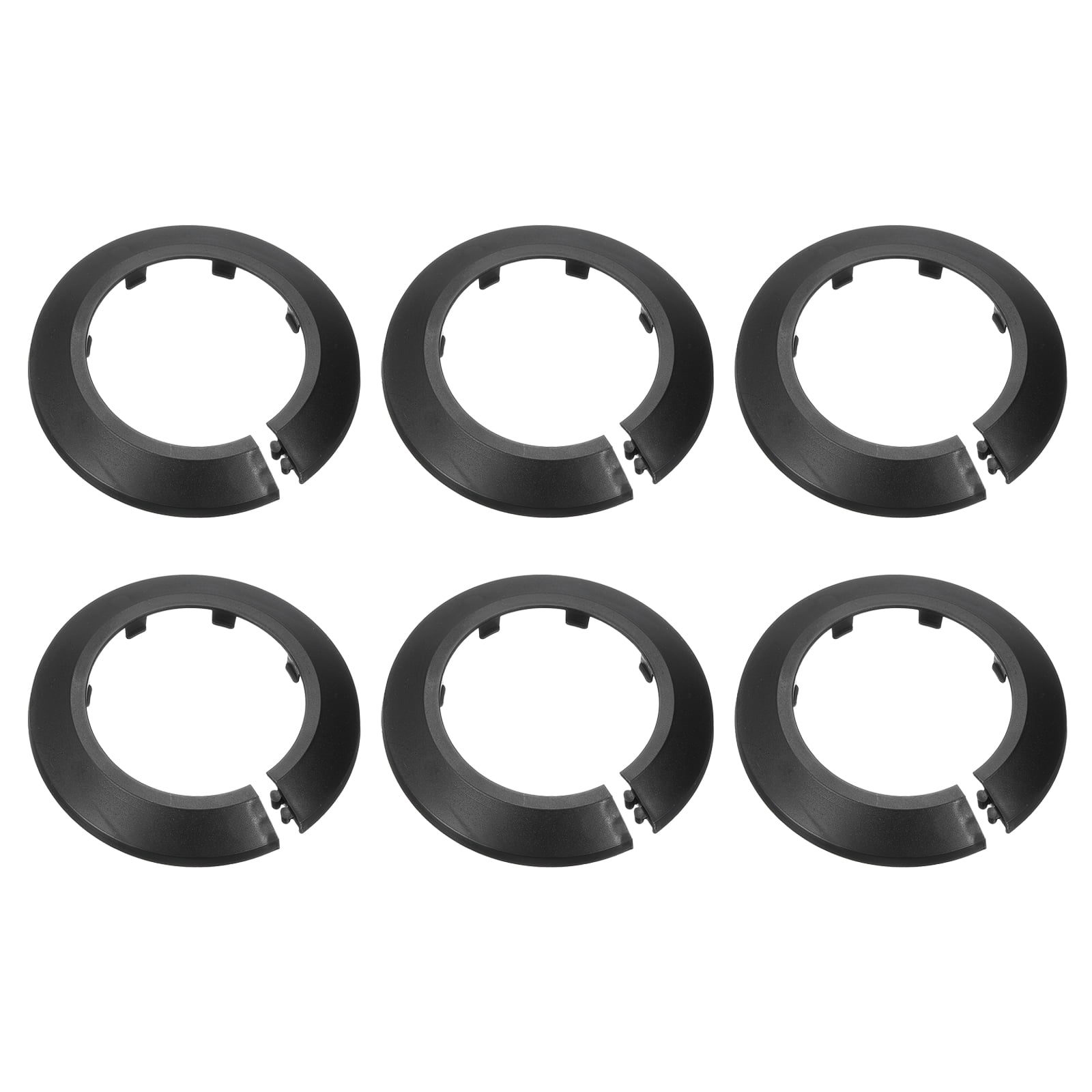 6Pack 63mm Flange Pipe Cover Decoration, PP Plastic Radiator Escutcheon ...