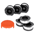 6Pack AF-100 30ft 0.065” Replacement Spools Compatible with BLACK ...