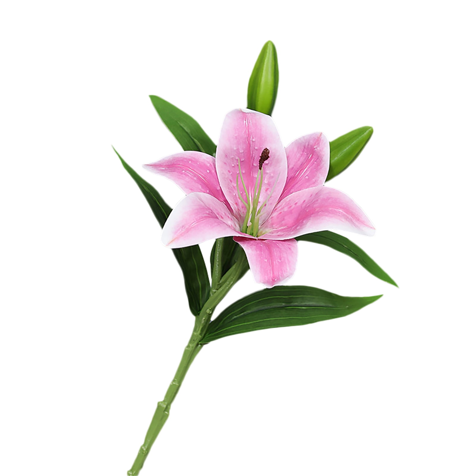 6Pack Artificial Tiger Lily Real Touch Lily Easter Lily Fake Spring ...