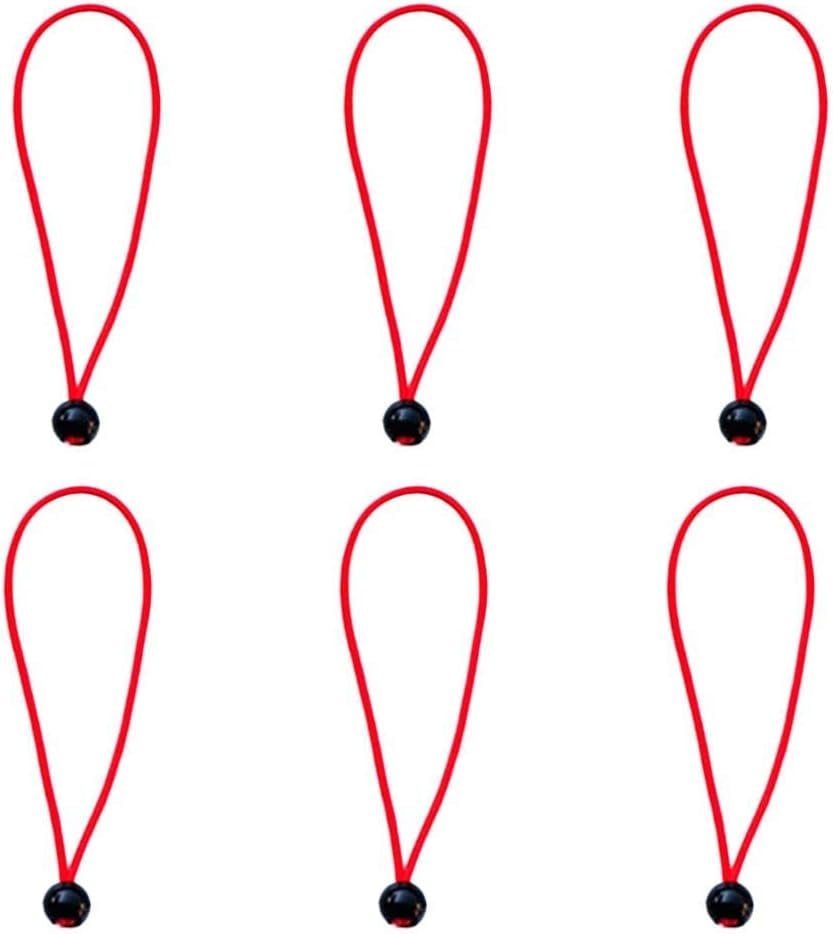 6Pack Ball Bungee Cords Heavy Duty Bungee Balls High Elastic Stretch ...
