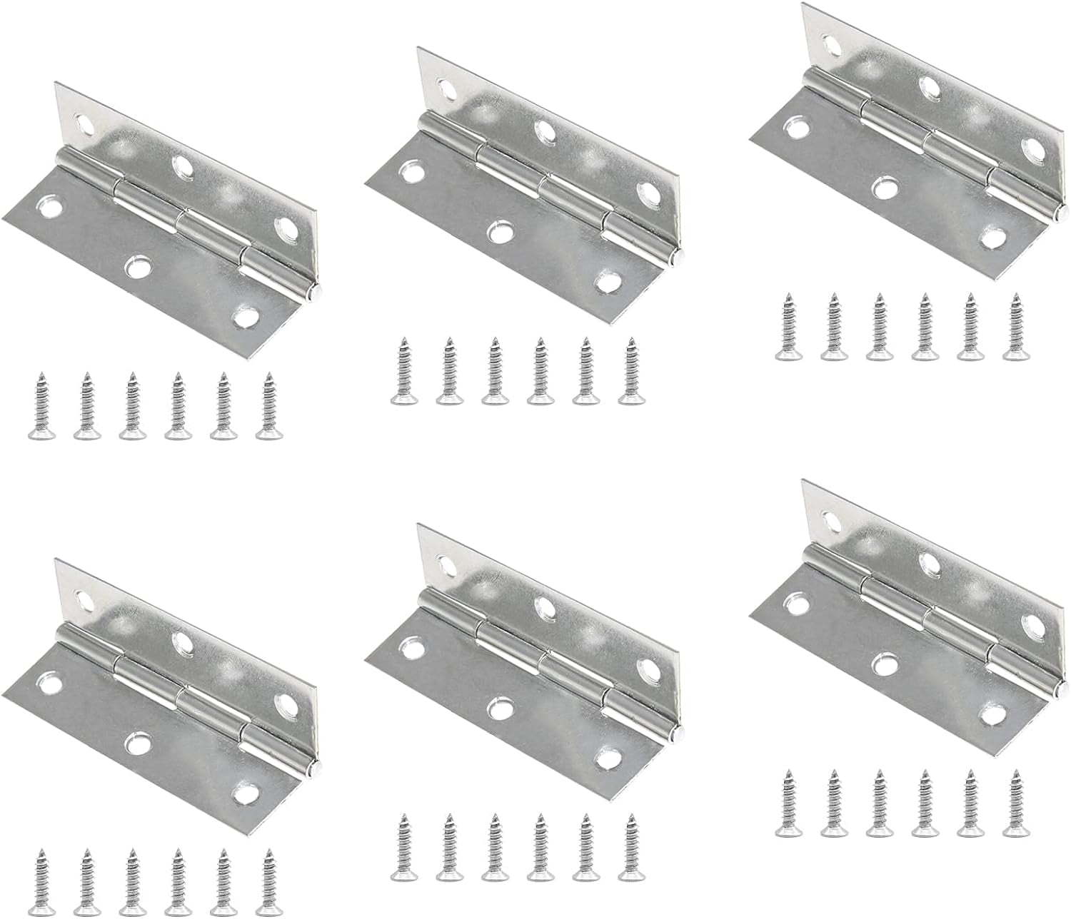 6Pack Butt Hinge 2.5 Inch Mini 304 Stainless Steel Cabinet Hinges ...