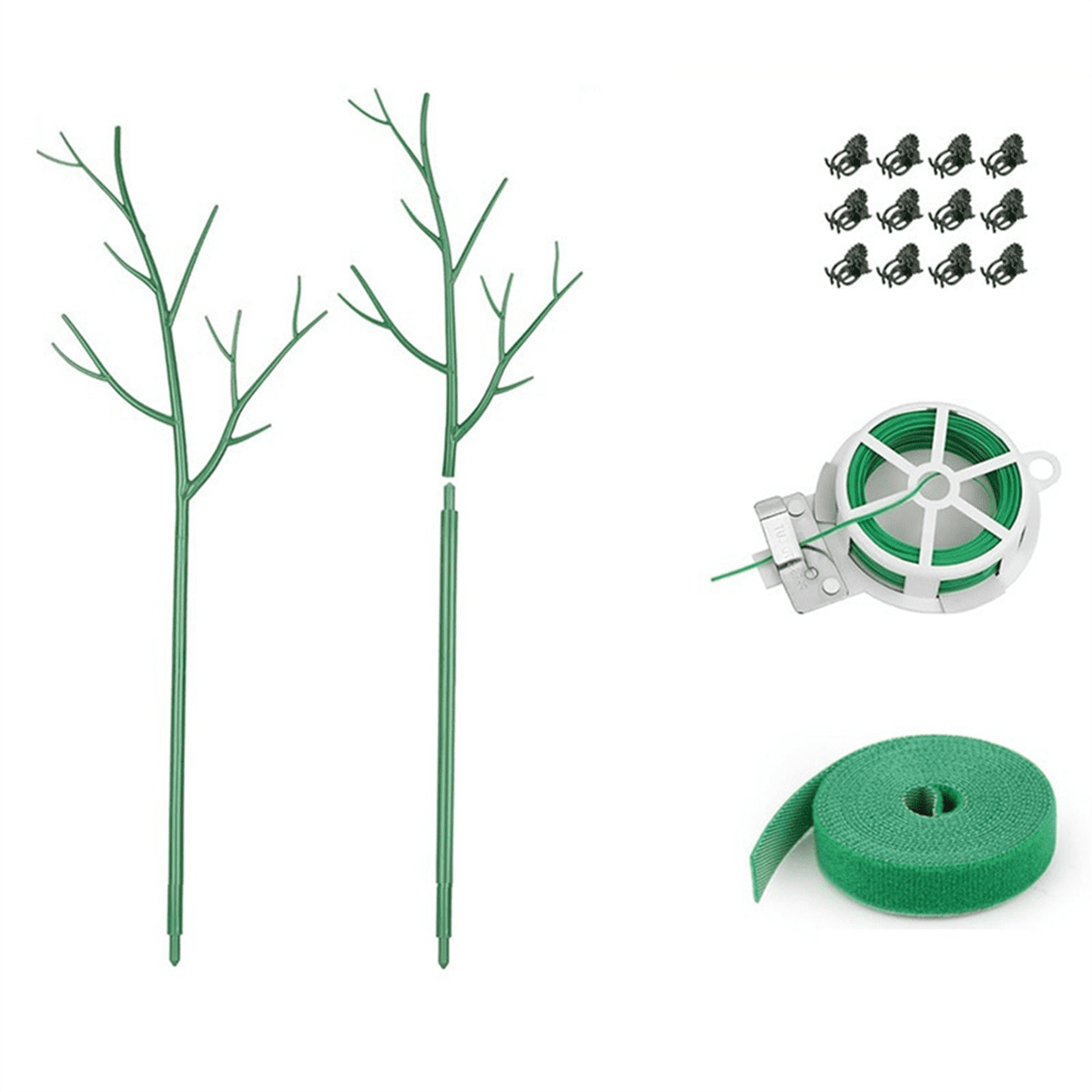 6Pack Detachable Plant Support Stakes Set, Blends in to Plant, Branch ...