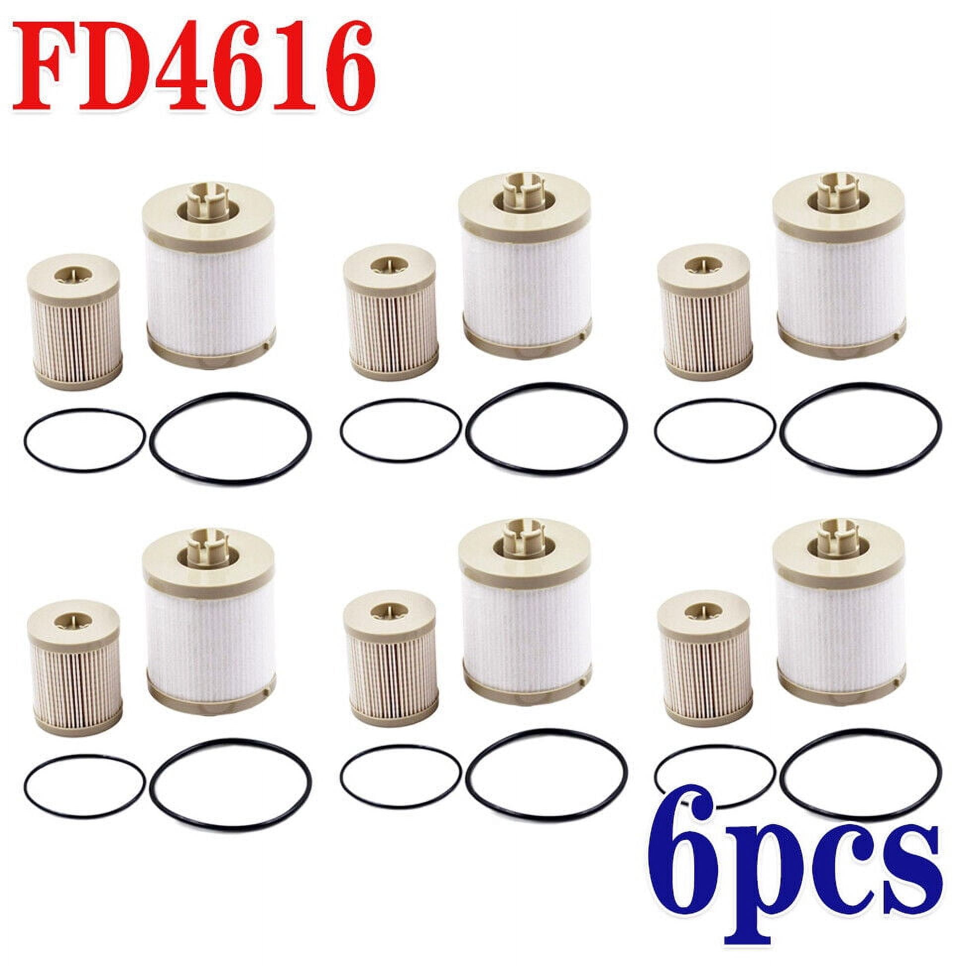 (6Pack) Fuel Filter FD-4616 For Ford F350 F450 Super Duty 6.0L Diesels ...
