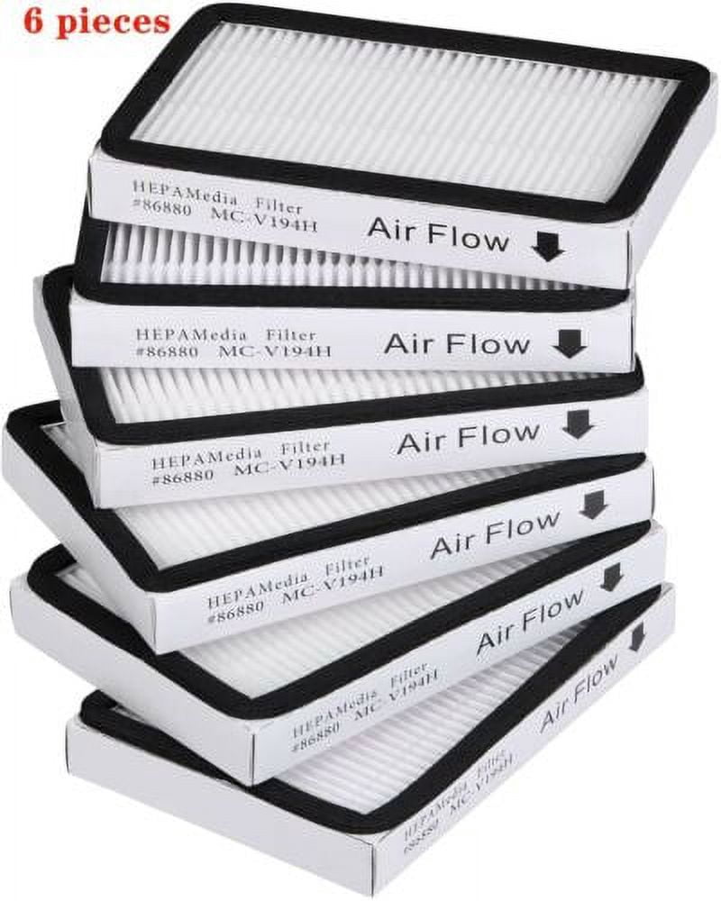 6Pack HEPA Filters for Kenmore EF-2, 86880, 20-86880, 610445, for ...