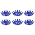 6Pack Handmade Beaded Patches, Peacock Sew on Rhinestone Appliques ...