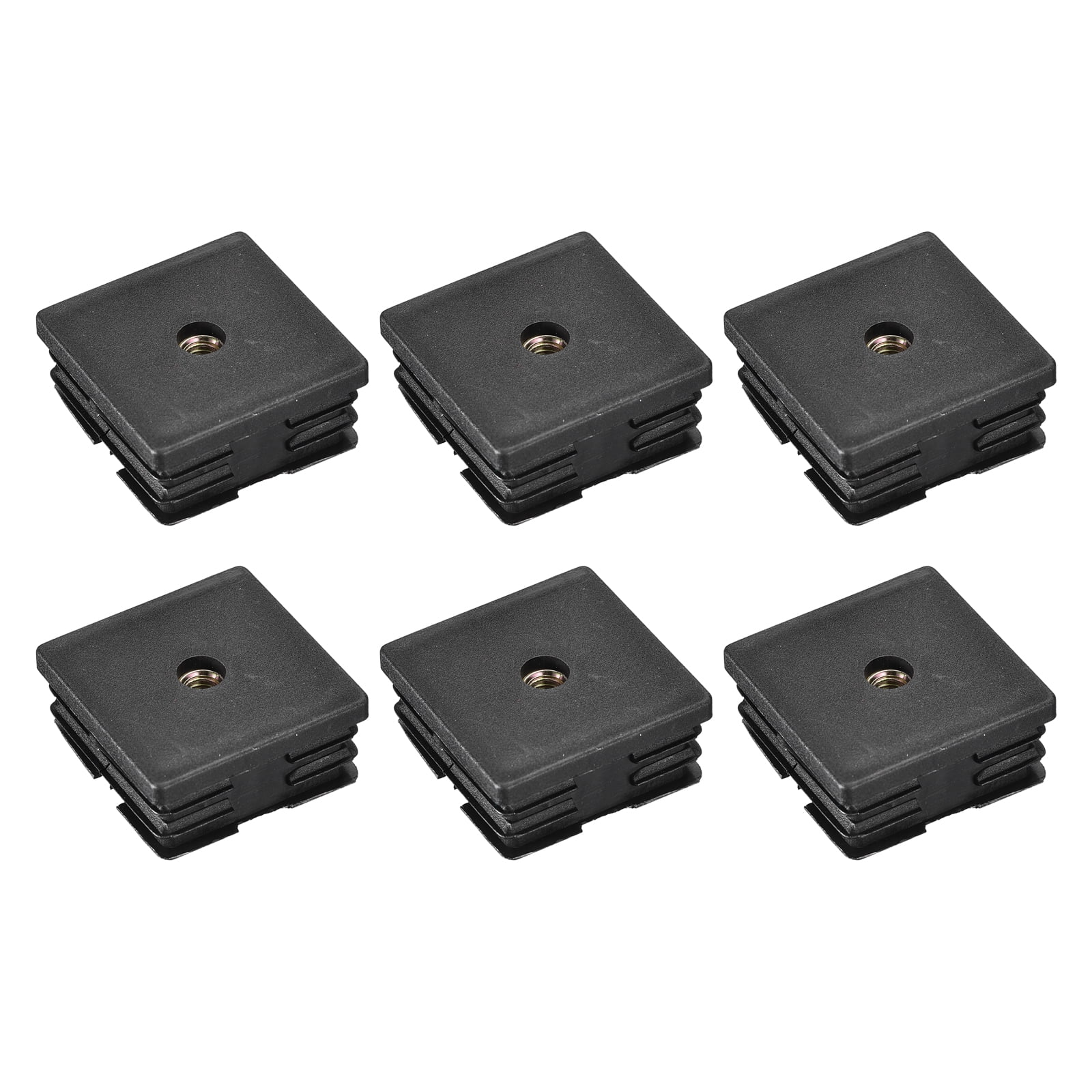 6Pack Inserts for Square Tubes with M8 Thread, for 1.97"x1.97" OD ...