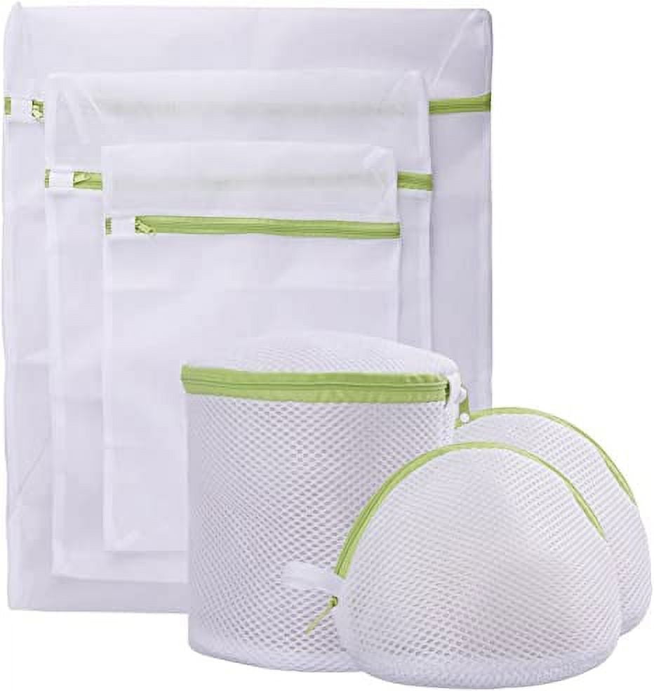 6Pack Mesh Laundry Bags with Premium Zipper ,Delicates Bra Wash Bag ...
