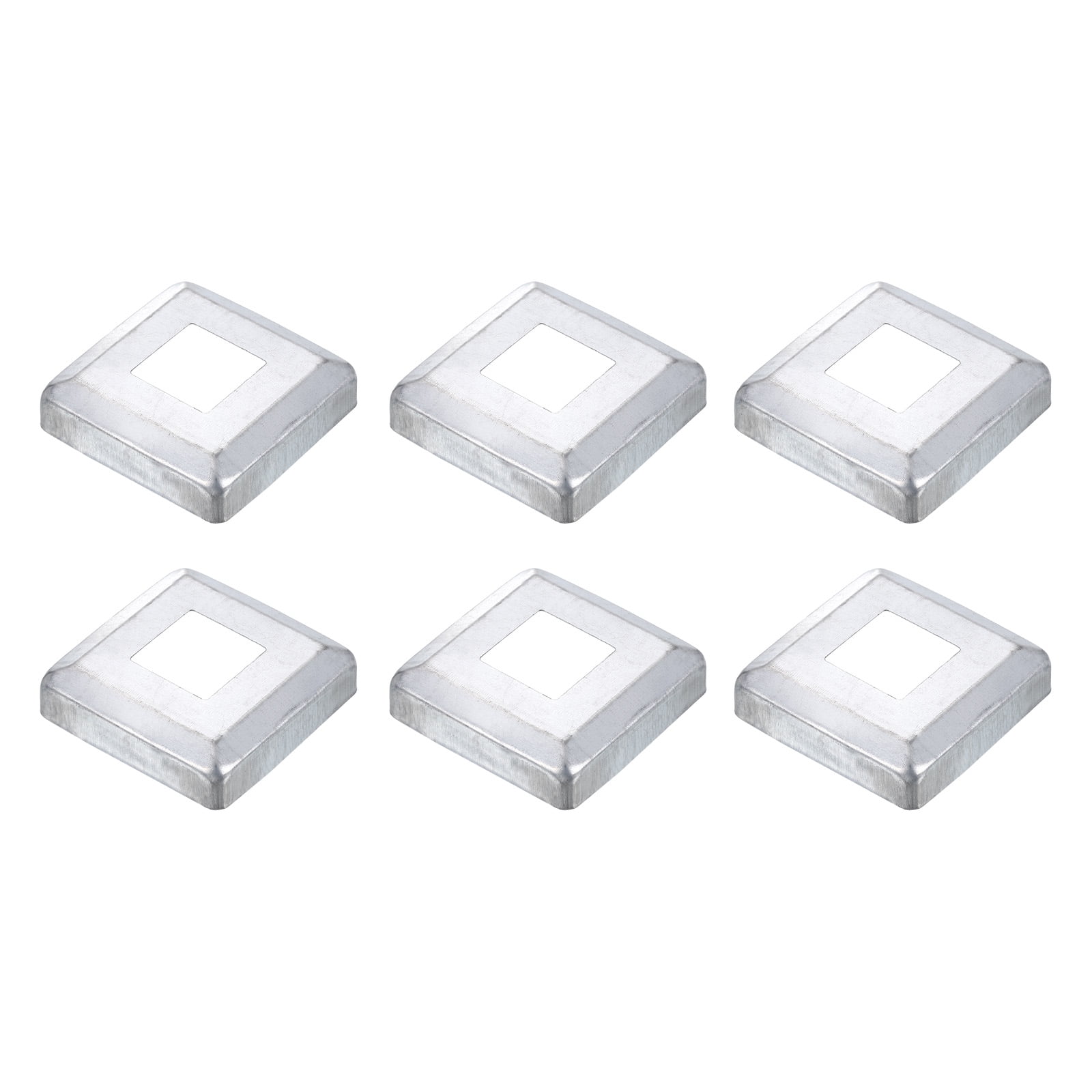 6Pack Post Base Cover, 2.5x2.5 Metal Integral Style Post Skirt Porch ...