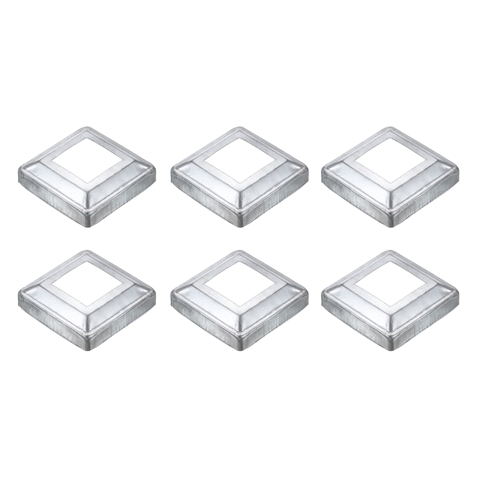 6Pack Post Base Cover, 3.25x3.25 Metal Integral Style Post Skirt Porch ...