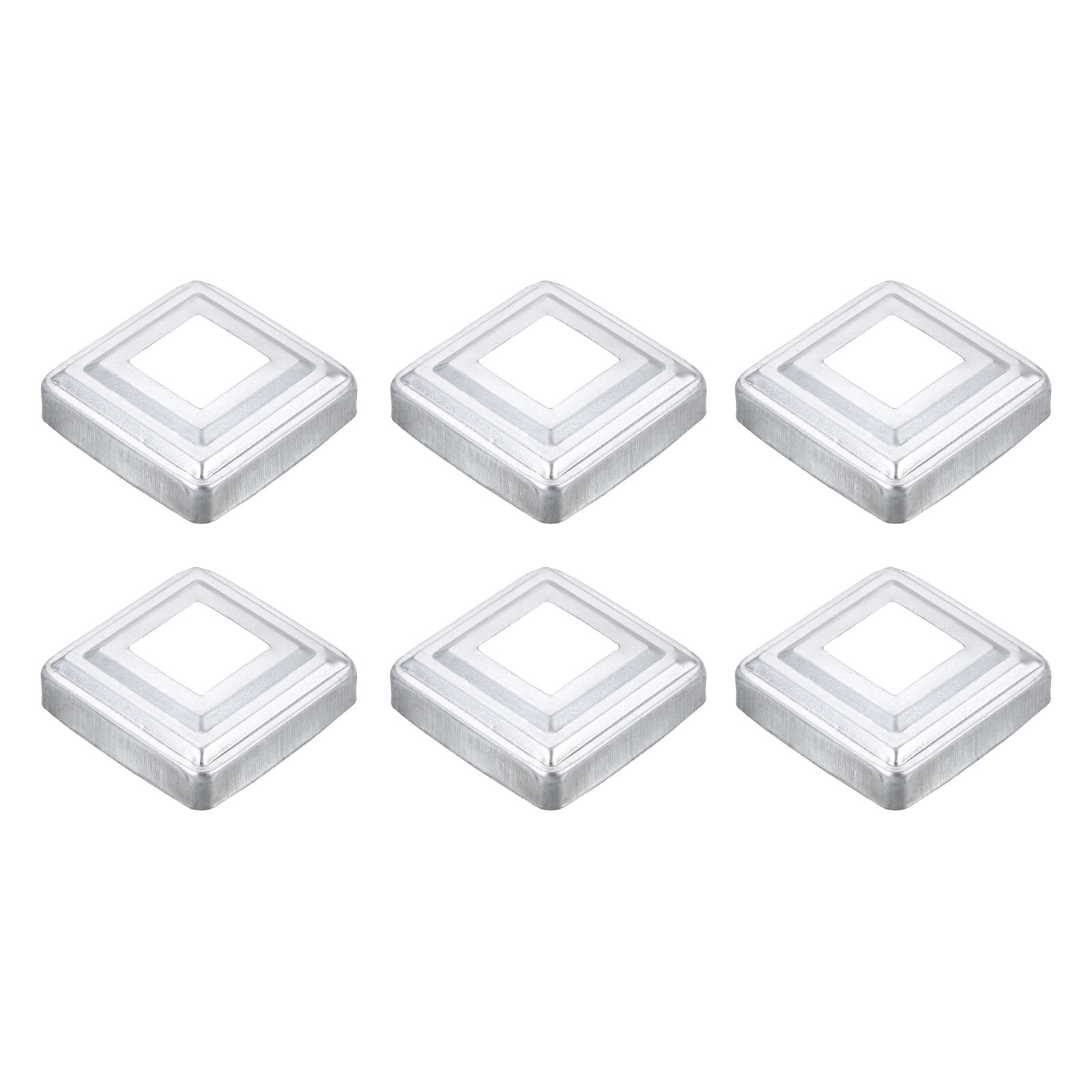 6Pack Post Base Cover, 3x3 Metal Integral Style Post Skirt Porch Column ...