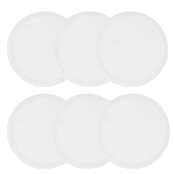 6Pack Silicone Coasters for Drinks Anti-Slip Durable Reusable Drink ...