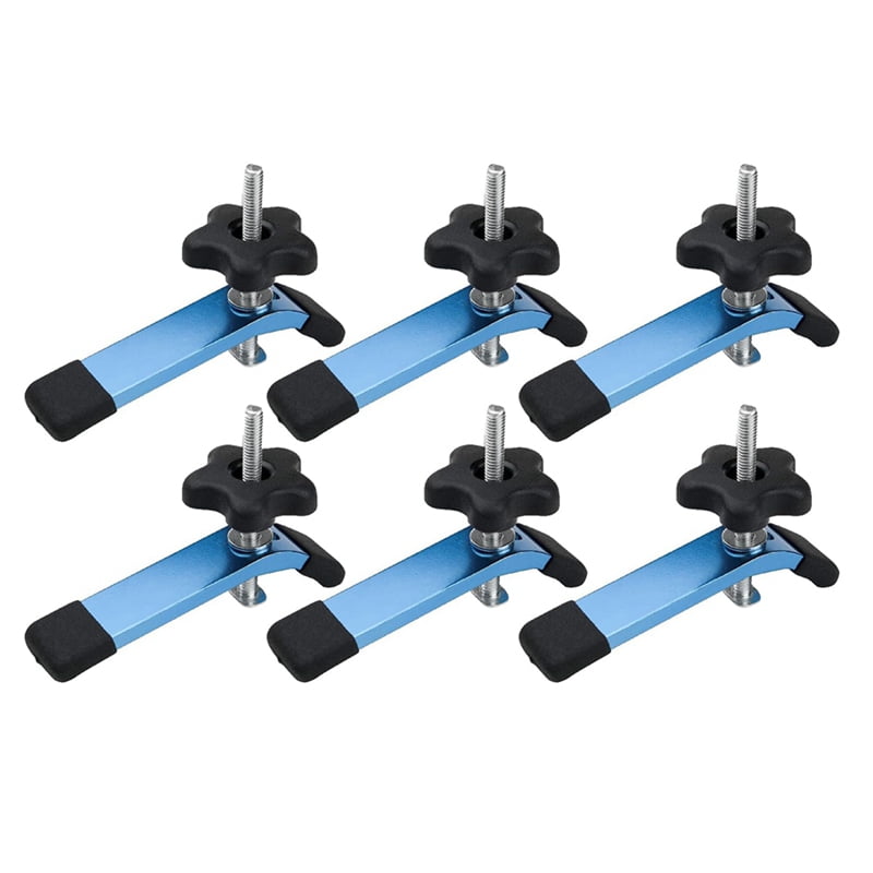 6Pack -Track Hold Down Clamp with Bolts & Silder,Aluminum Alloy Track ...