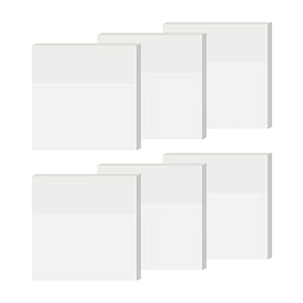 6Pack Transparent Sticky Notes, Clear Sticky Notes, 3â€™â€™ x 3â€™â ...