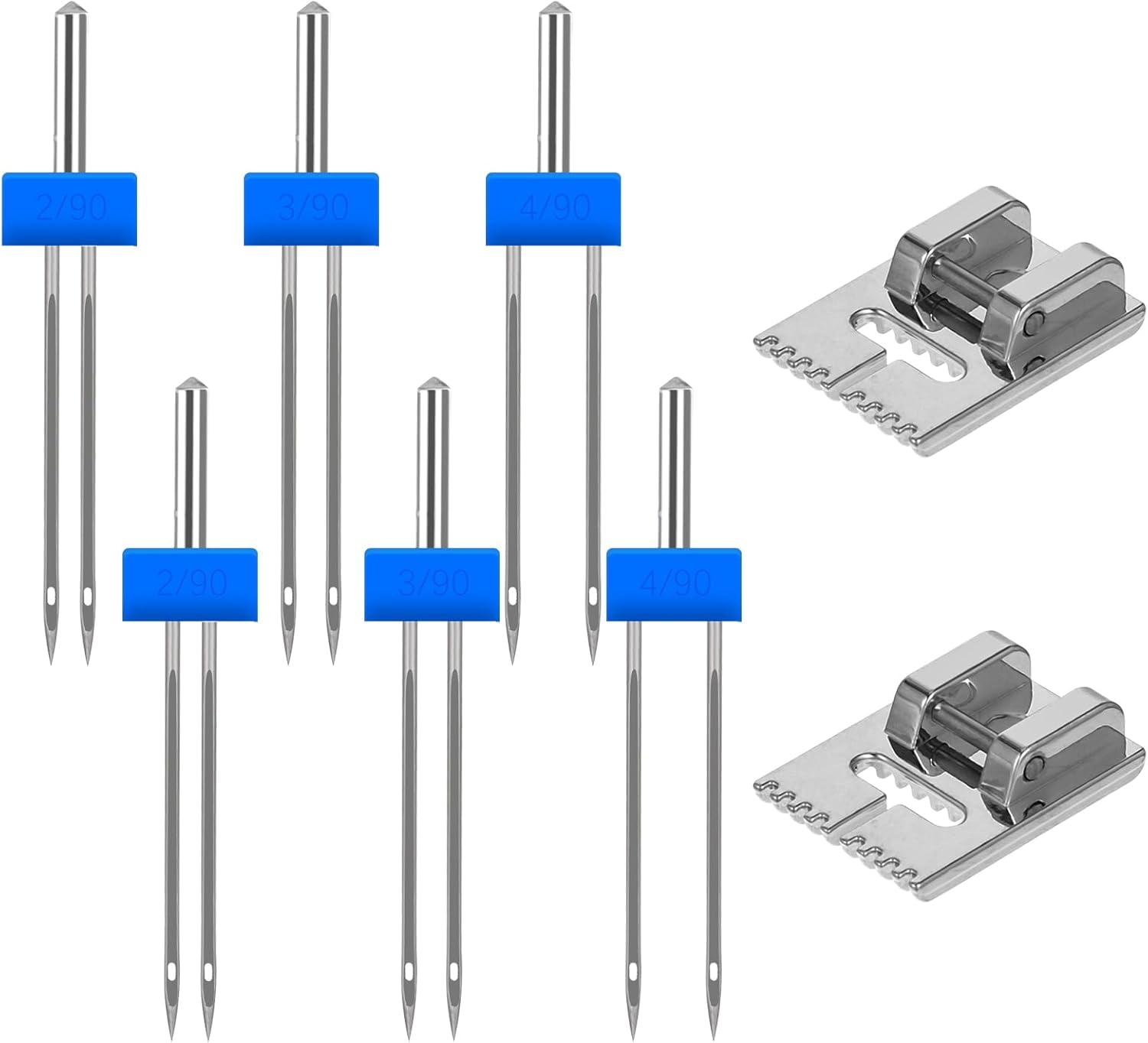 6Pack Twin Needle Sewing Machine Double Twin Needles Pins Twin Stretch ...