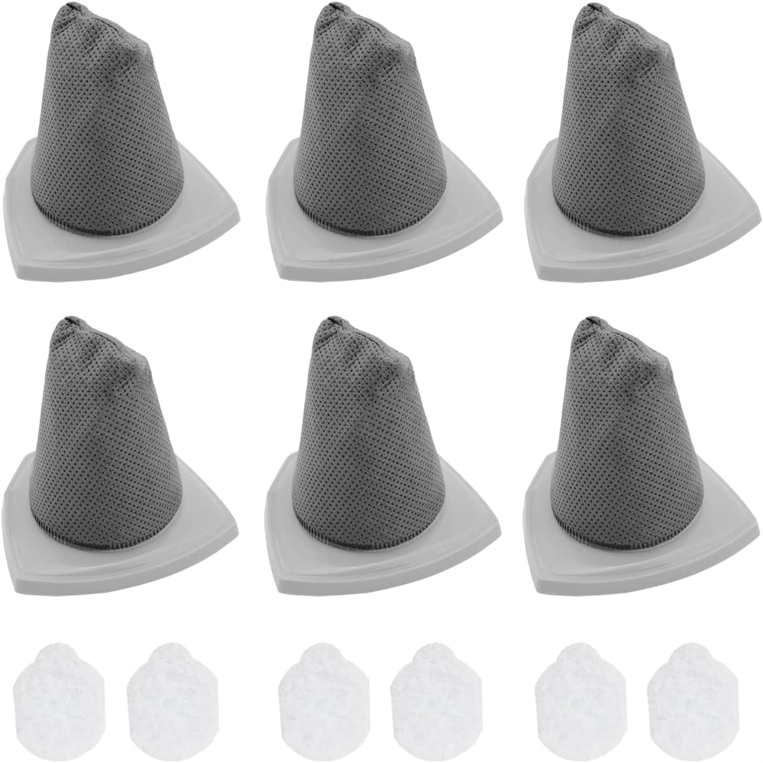 Eureka NES215A 3-in-1 Vacuum Filter Set, 6Pack, Compatible with NES210 ...