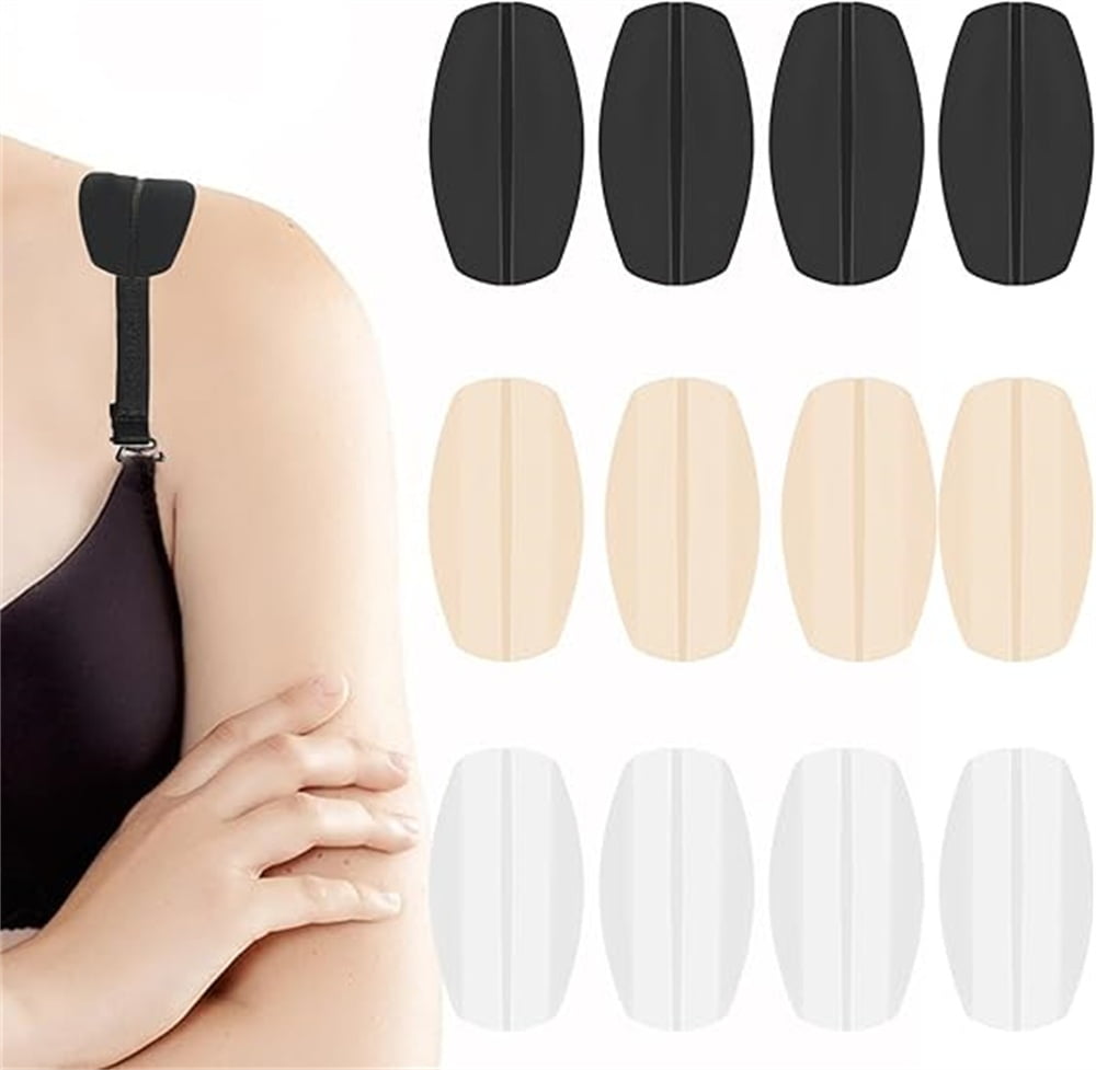 6Pair Silicone Bra Strap Cushions Holder,Soft Bra Strap Gel Pads,Non ...