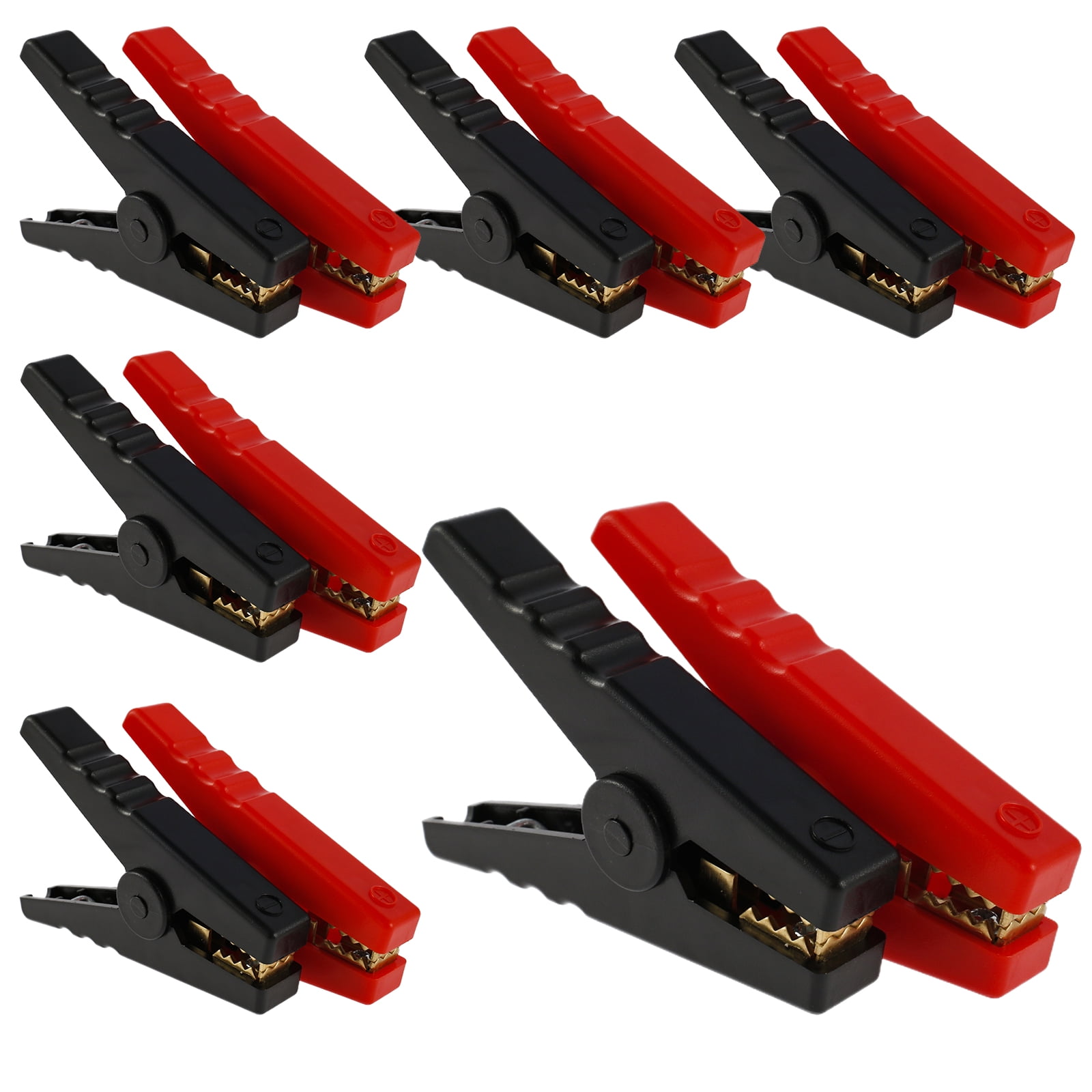 6Pairs/2Pairs Jumper Cable Clamps Lightweight Jumper Cable Ends Safe ...