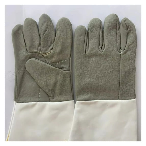 6Pairs Extended Wear-Resistant Welding Gloves Large Sleeves Wide Mouth ...