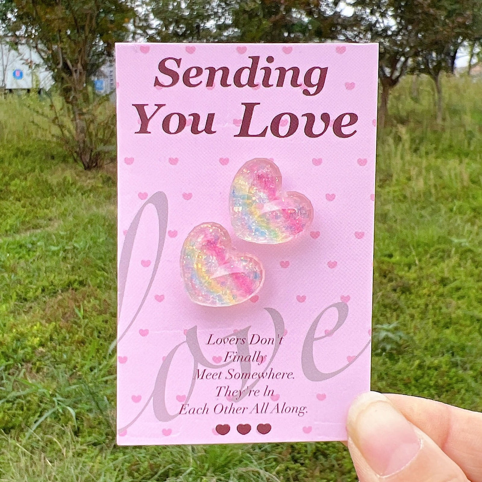 6Pc Valentine's Day Pocket Card Decoration Gift Set, Diy Love Hug Card ...