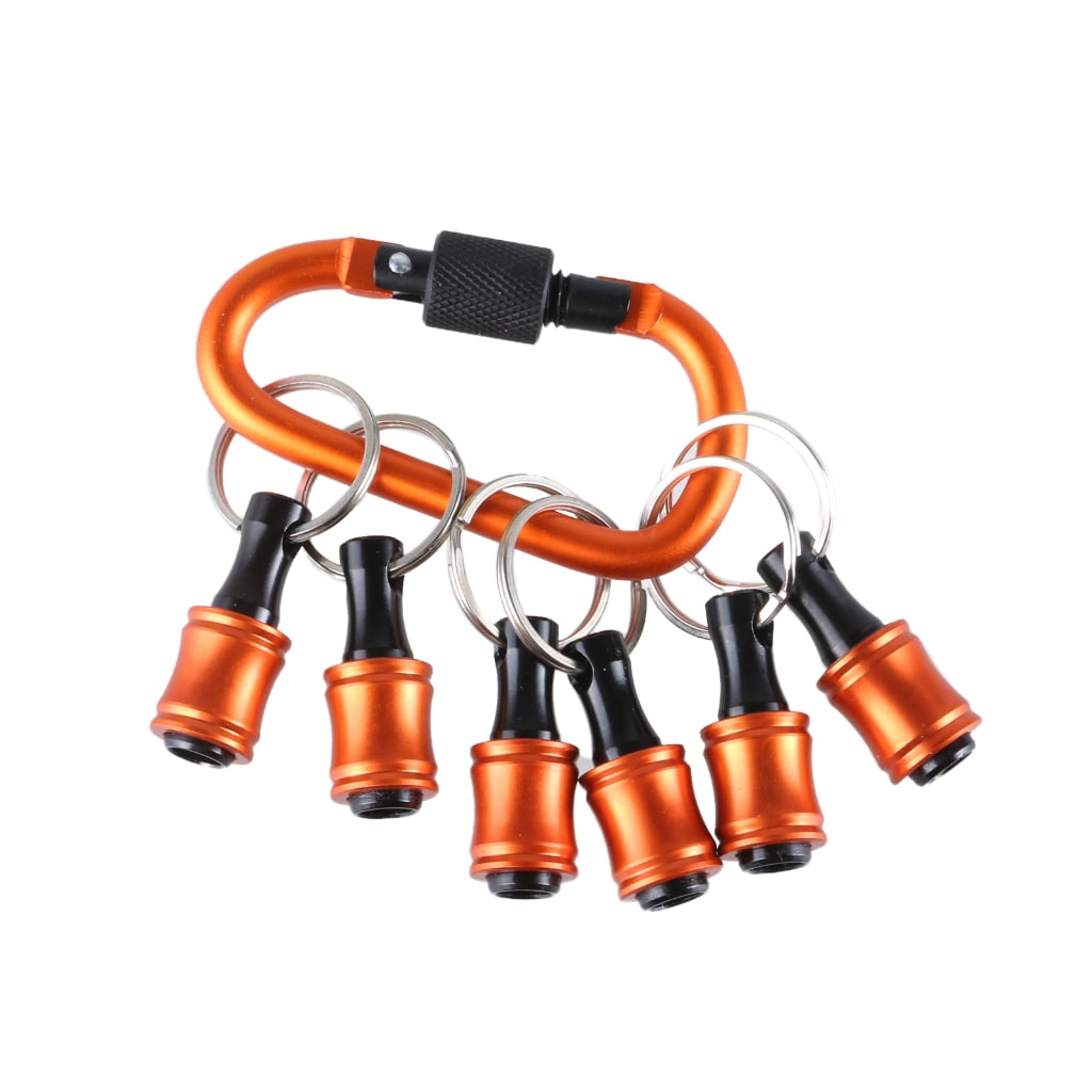 6Pcs 1/4inch Hex Shank Aluminum Screwdriver Bit Holder Extension Rod ...