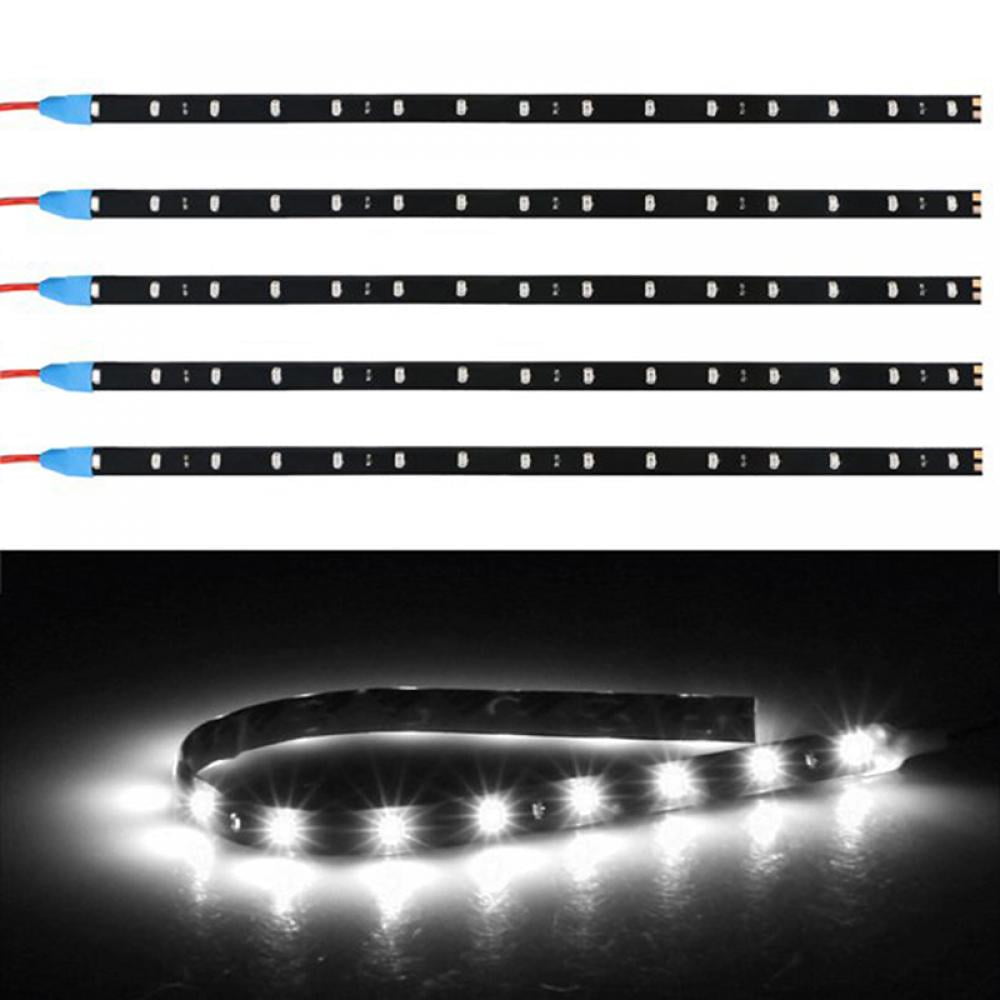 6Pcs 12V Super Bright 30cm 12 LED Flexible Waterproof LED Strip light ...