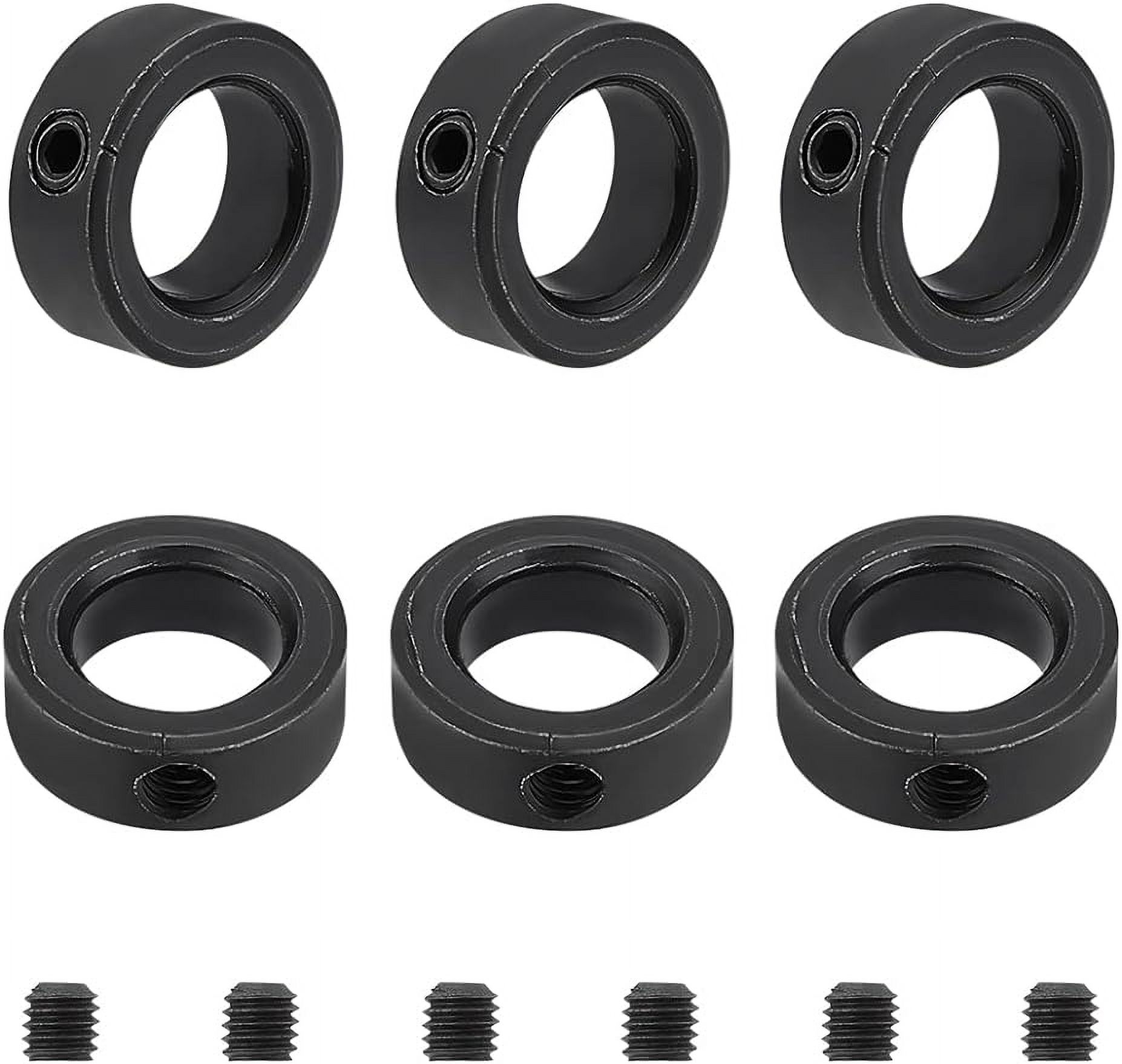 6Pcs 15mm Inner Diameter Electrophoresis Black Carbon Steel Shaft ...