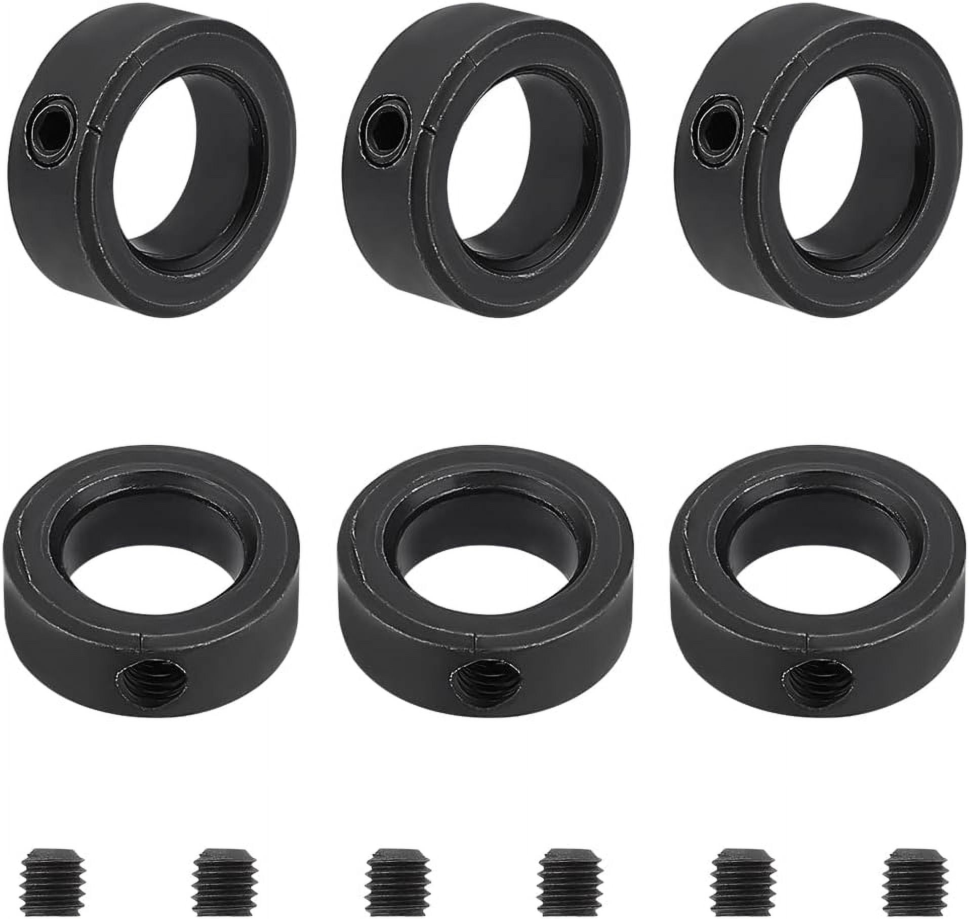 6Pcs 15mm Inner Diameter Electrophoresis Black Carbon Steel Shaft ...