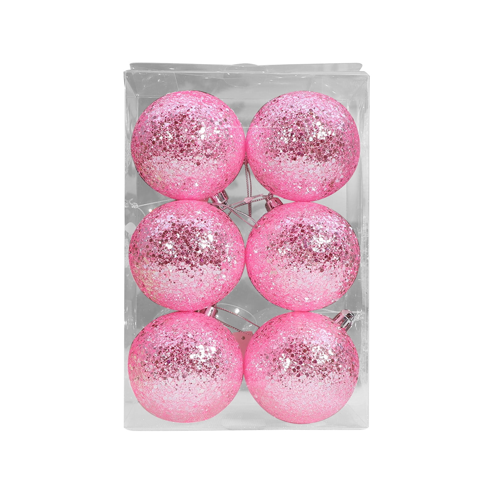 6Pcs 2.4in Pastel Glittered Macaron Ornament Set,Candy Macaron Shape ...