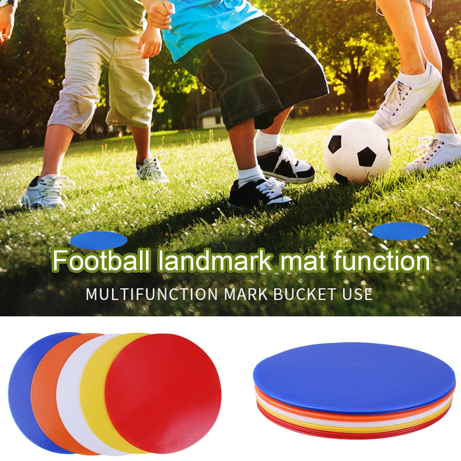 6Pcs 20CM Spot Marker Colorful Non-slip PVC Gym Classroom Activities ...