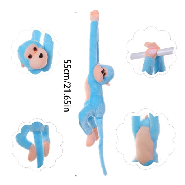 6Pcs 24 Inch Long Arm Monkey Plush Toy Stuffed Animal Monkey Cute Home ...